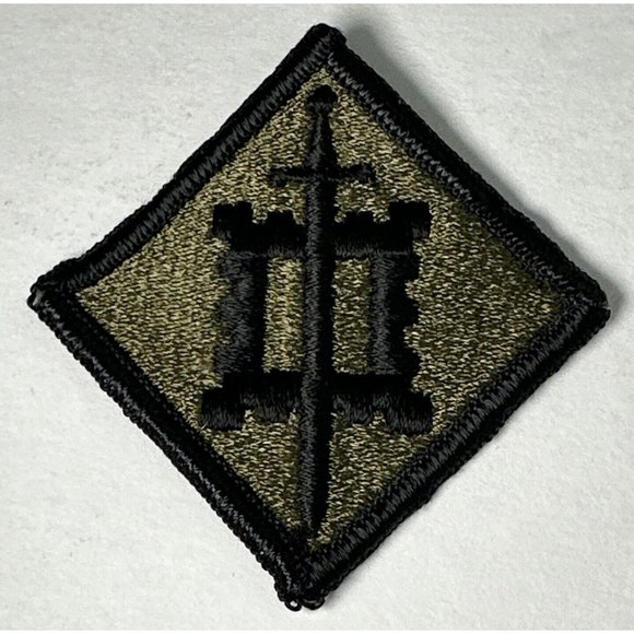 Office | Us Army 18th Engineer Brigade Subdued Patch | Poshmark